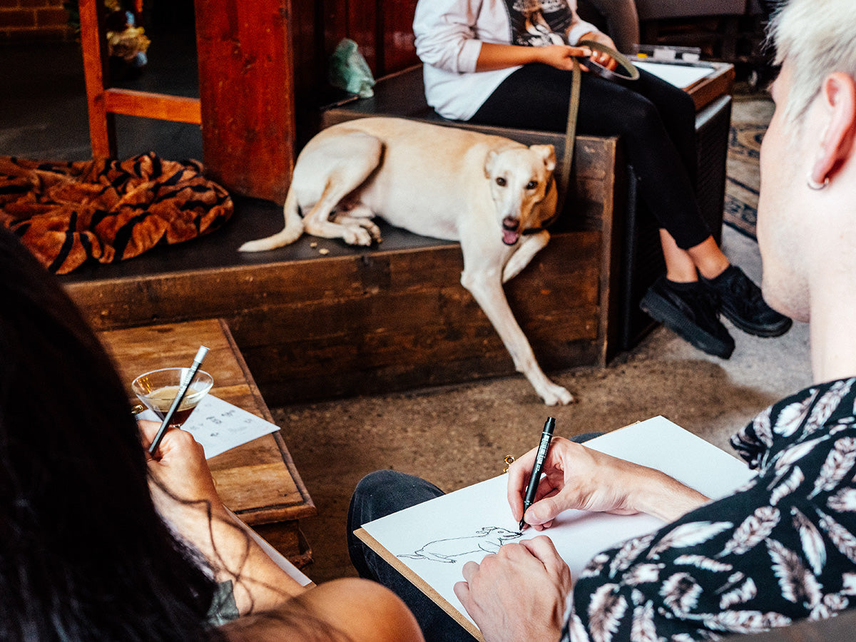 DOG LIFE DRAWING #3 – CHURCH